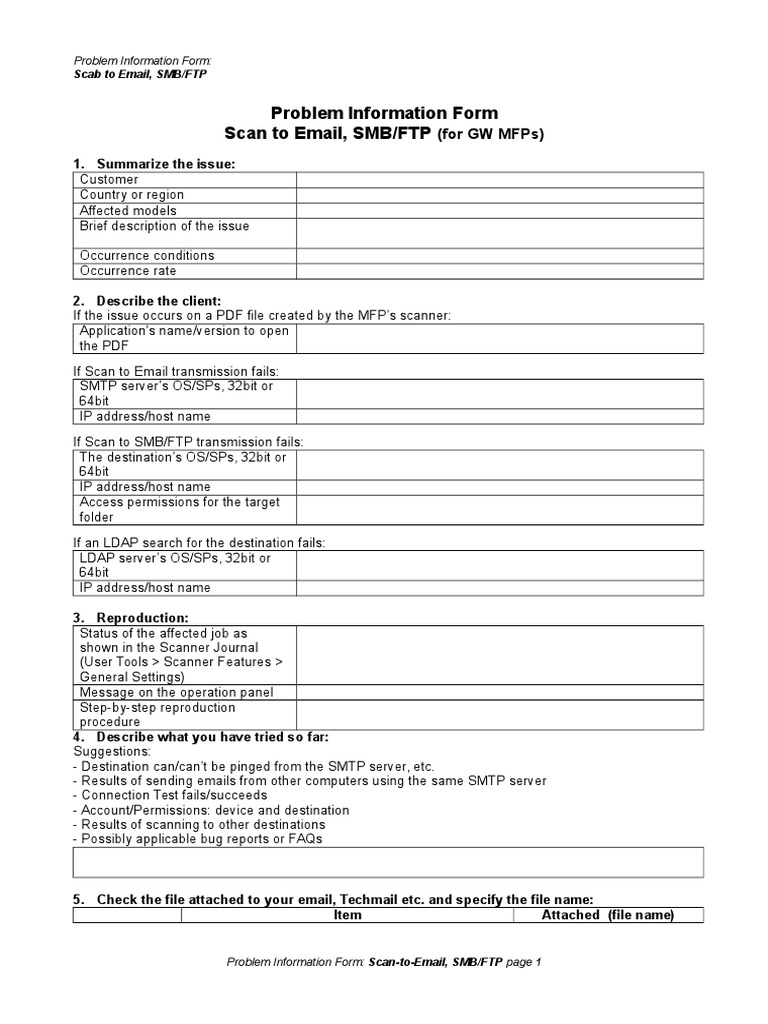 Pif Scan2email SMB FTP v20140128 | PDF