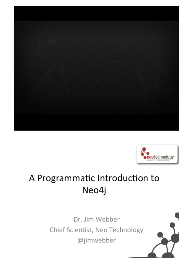 2011 Webber-A Programmatic Introduction To Neo4j | PDF | Data Management | Computer Data