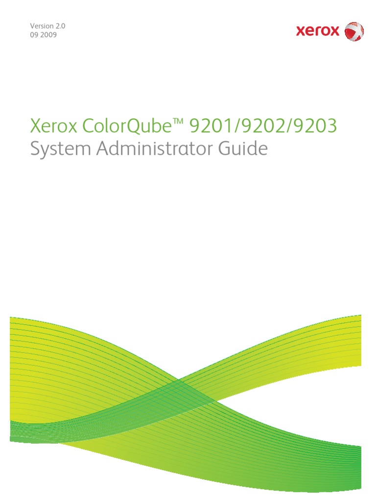 Xerox ColorQube 9201 - 9202) 9203 System Administrator Guide | PDF | Ip ...