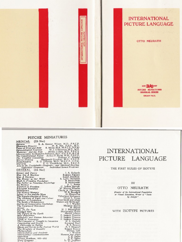 International Picture Language - The First Rules of Isotype PDF | PDF