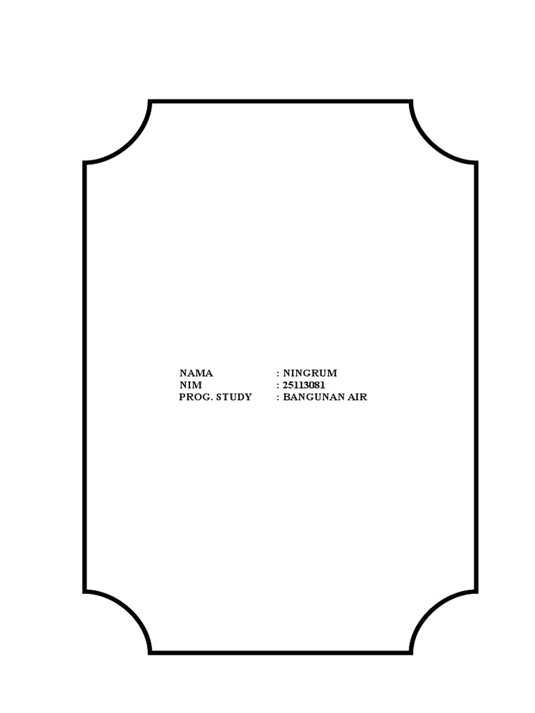 Perhitungan Dimensi Saluran Irigasi | PDF