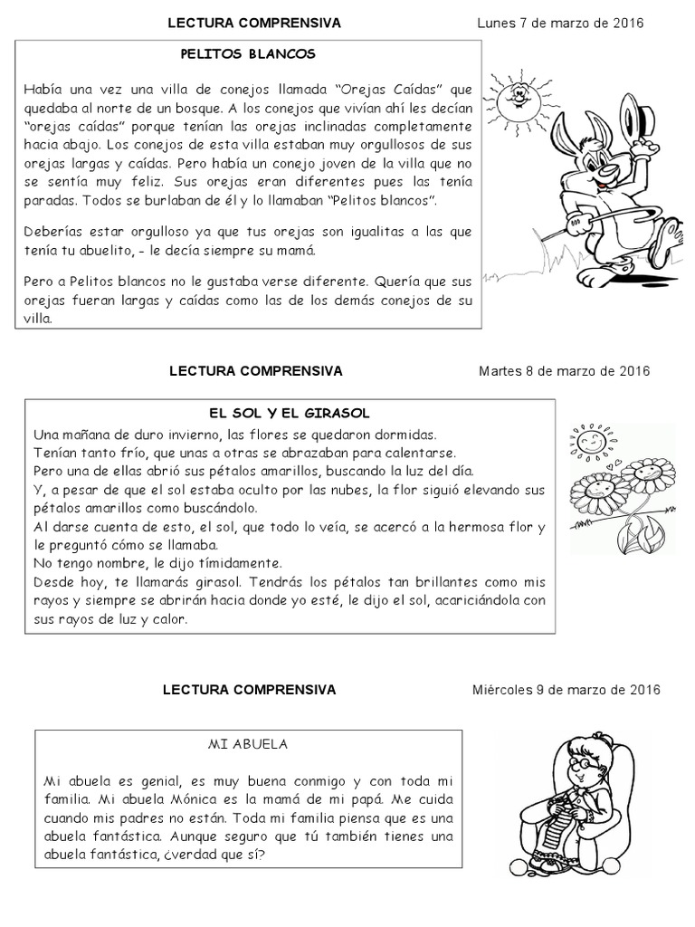 Lectura Comprensiva | PDF