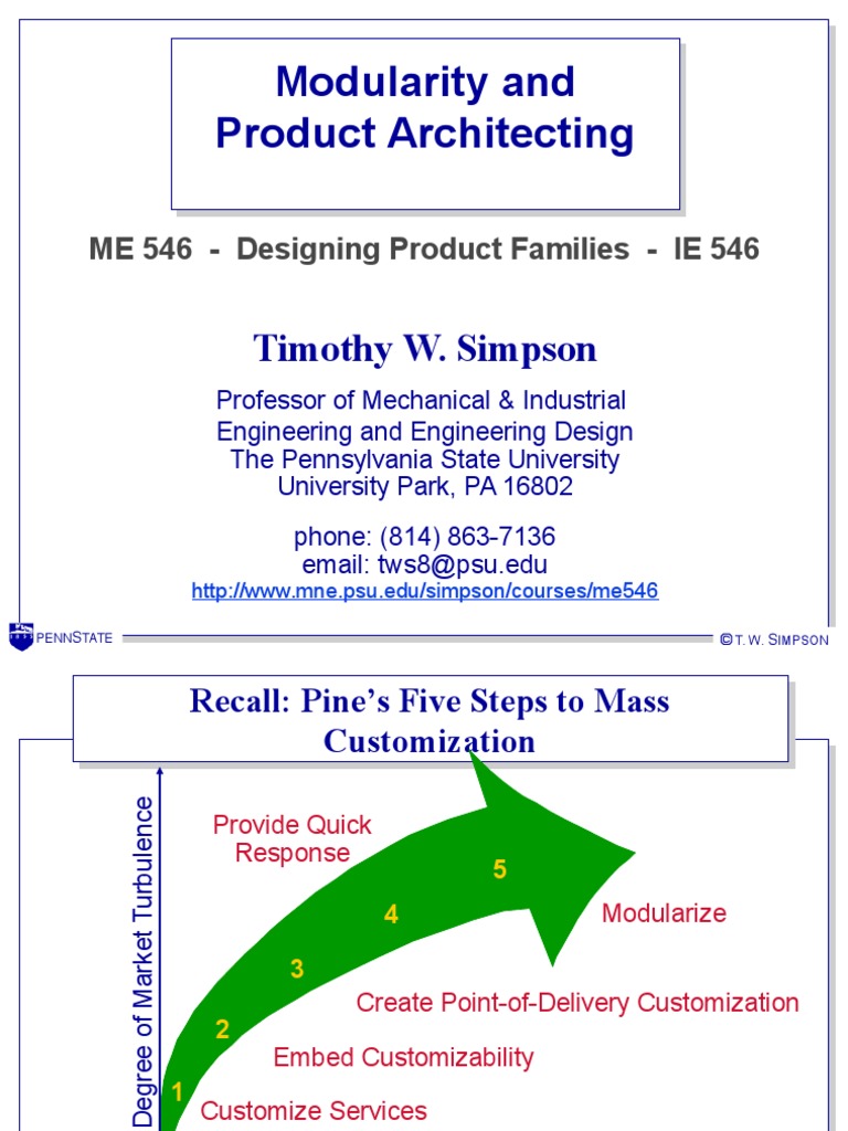 Me546 14 Modularity | PDF | Modularity | Interface (Computing)