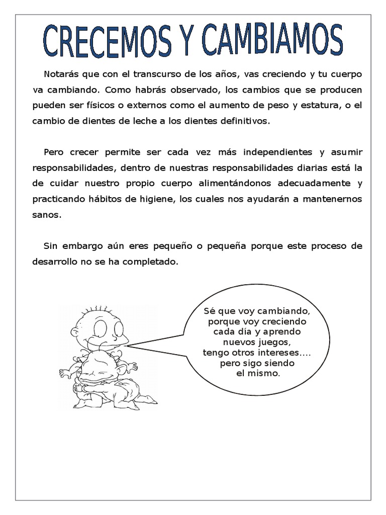 Crecemos y Cambiamos - Datos | PDF