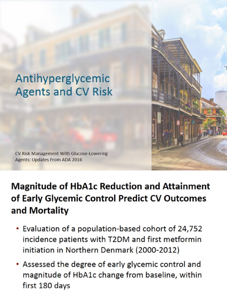 Antihyperglycemic Agents and CV Risk | PDF