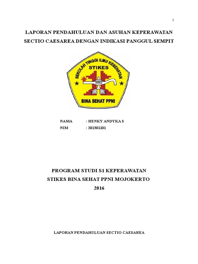 Askep SC Panggul Sempit | PDF