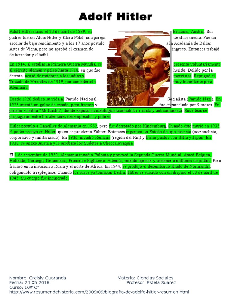 Adolf Hitler | PDF