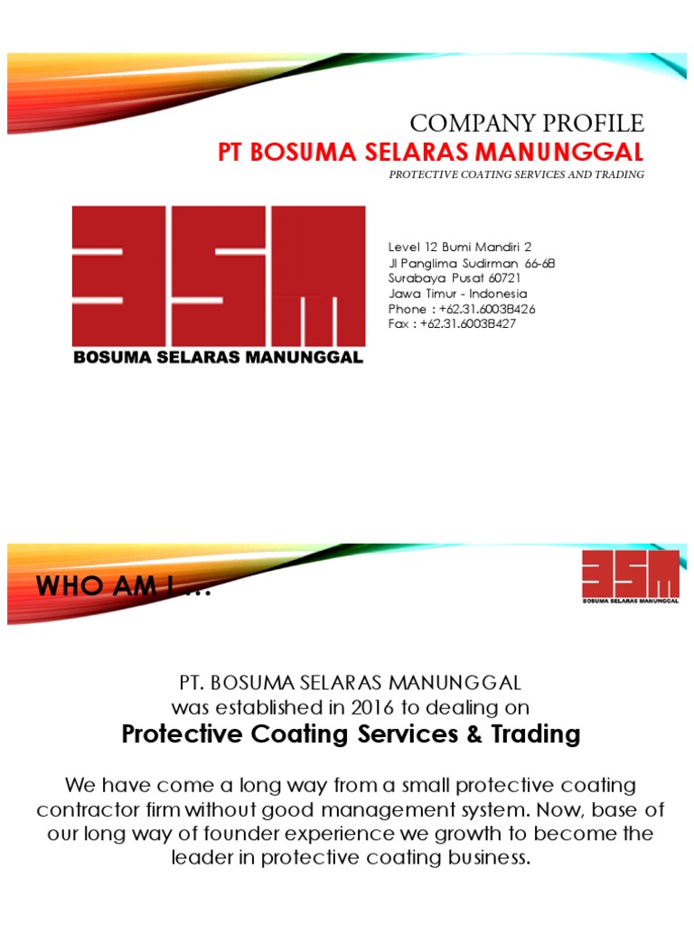 BSM - Company Profile | PDF | Business | Wellness