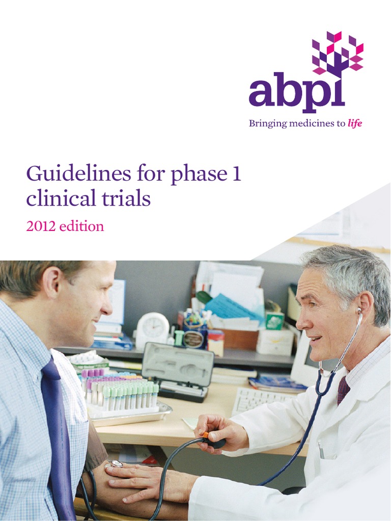 Guidelines Phase1 Clinical Trials | PDF | Phases Of Clinical Research ...