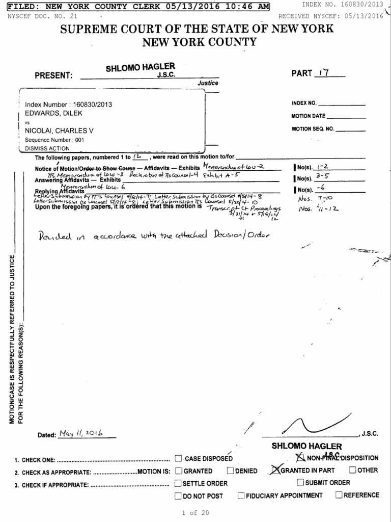 Dilek Edwards v. Charles V. Nicolai and Stephanie Adams PDF | PDF