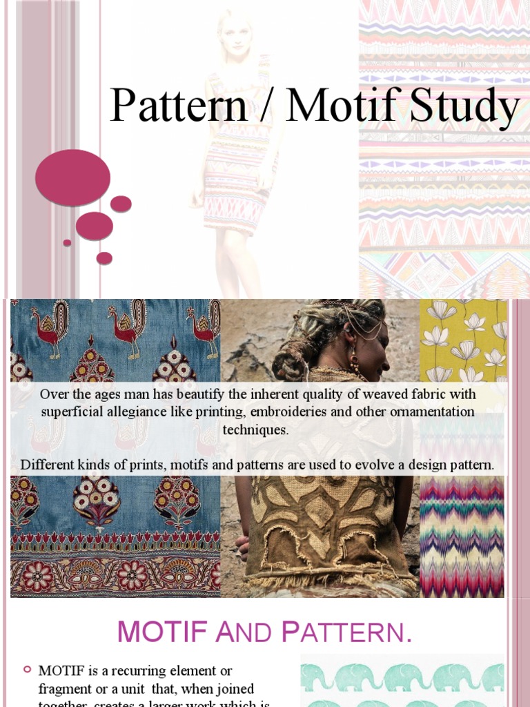 Pattern / Motif Study | PDF | Pattern | Embroidery
