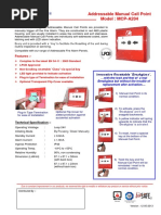Manual Call Point Installation | PDF | Manufactured Goods | Equipment
