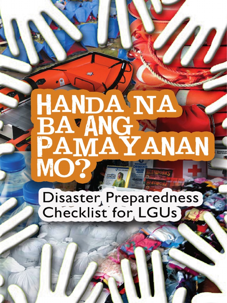 D Disaster Preparedness Checklist For LGUs PDF | PDF | Incident Command ...