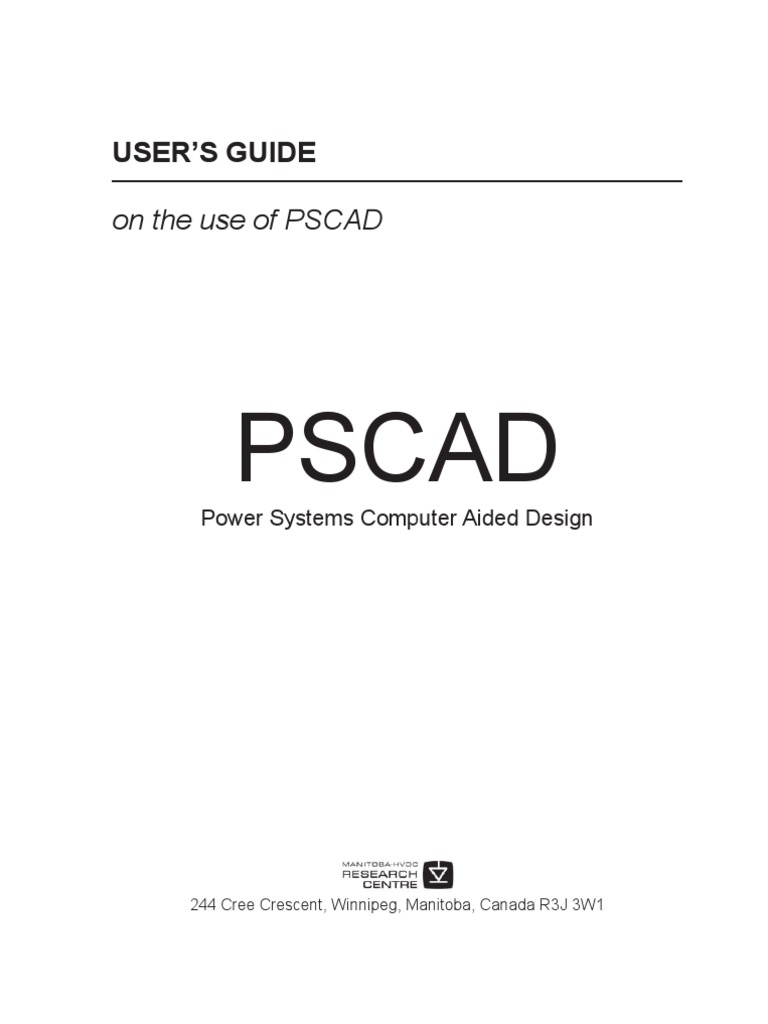 PSCAD Users Guide v4.2 | PDF | Parameter (Computer Programming) | Library (Computing)