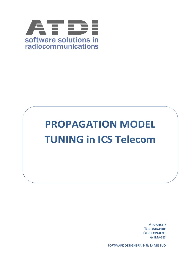 Model Tuning in ICS Telecom PDF | PDF | Decibel | File Format
