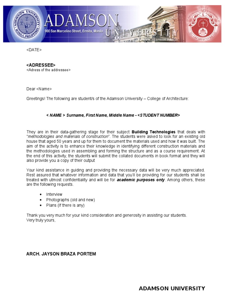 Letter Head Sample | PDF