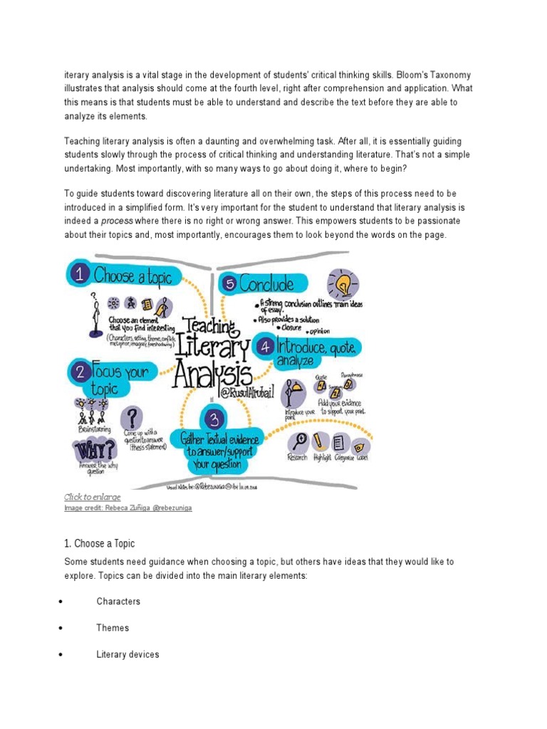 Teaching Literary Analysis | PDF | Narrative | Essays