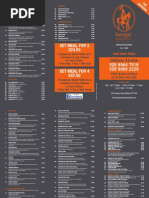 TDH Menu Oct 23B | PDF | Indian Cuisine | Food And Drink Preparation