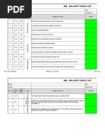 HSEQ IMS INTERNAL AUDIT CHECKLIST.pdf | Internal Audit | Risk Management