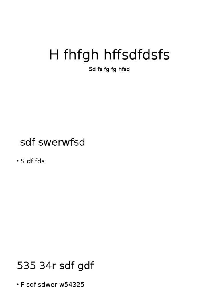 H FHFGH HFFSDFDSFS: SDFSFGFGHFSD | PDF | Home & Garden | Lifestyle