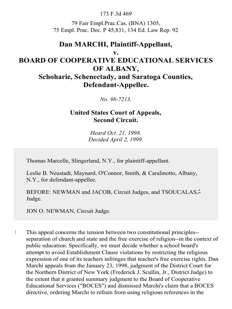 Dan Marchi v. Board of Cooperative Educational Services of Albany ...