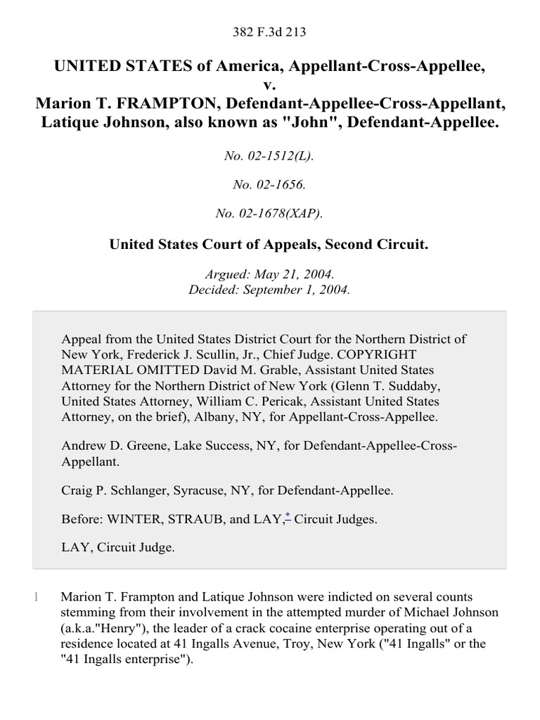 United States of America, Appellant-Cross-Appellee v. Marion T ...