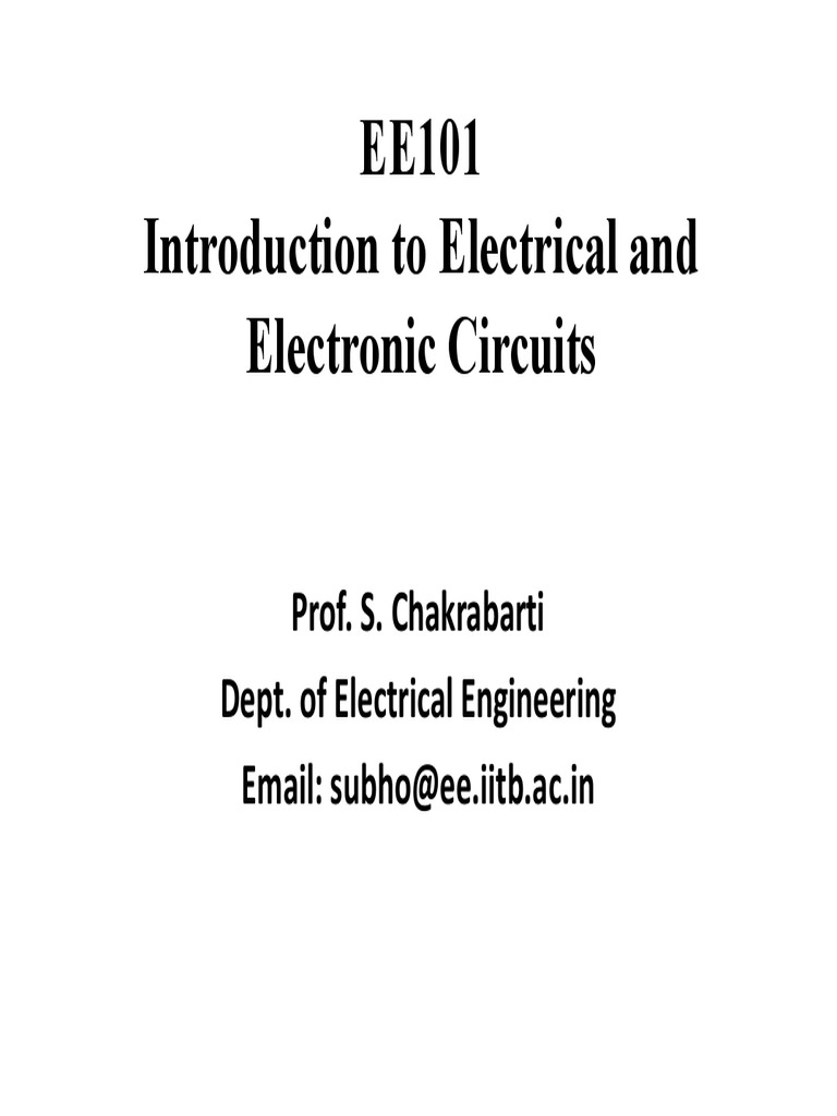 EE101 1 For Students | PDF