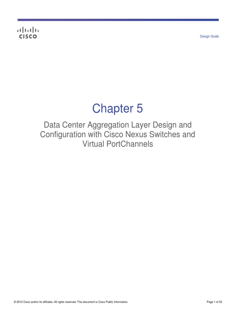 Data Center Aggregation Layer Design and Configuration With Cisco Nexus ...
