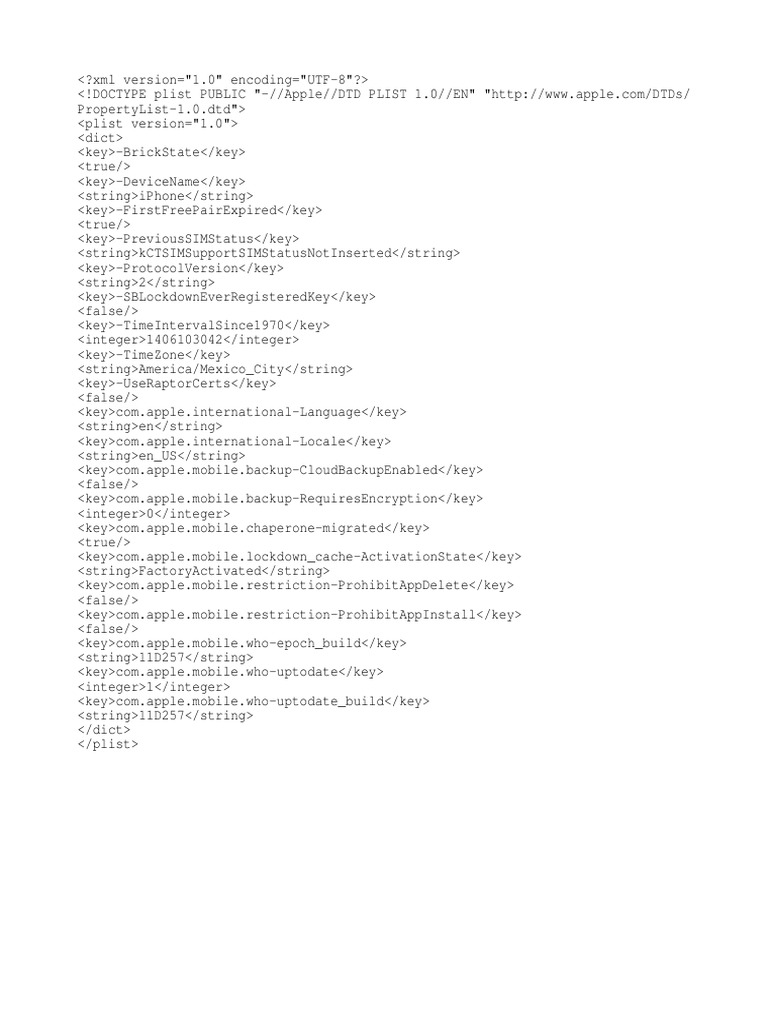 Iphones Plist Updated | PDF | Computers