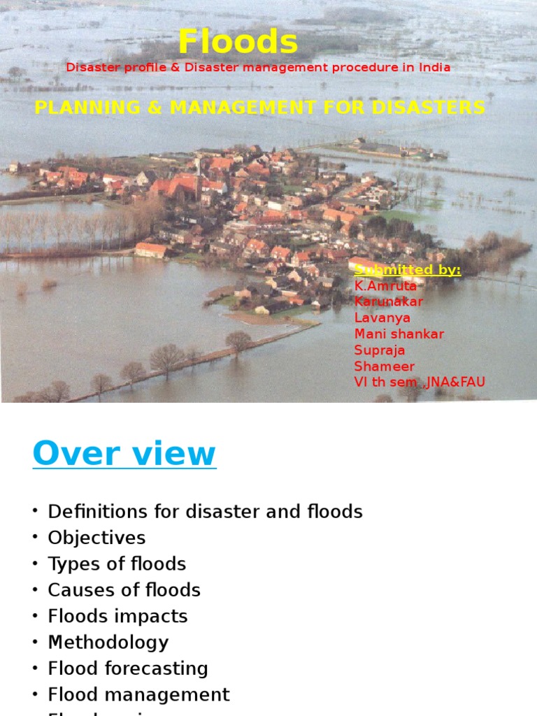 Floods: Planning & Management For Disasters | PDF | Flood | Emergency ...