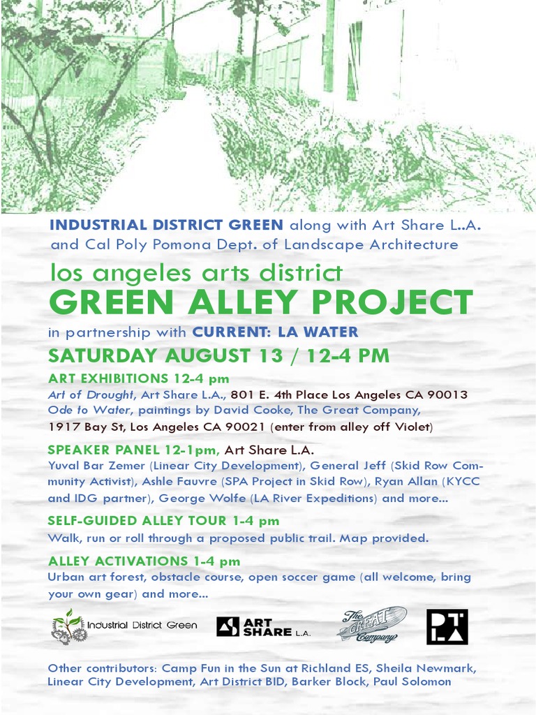 Arts District Green Alley Project | PDF