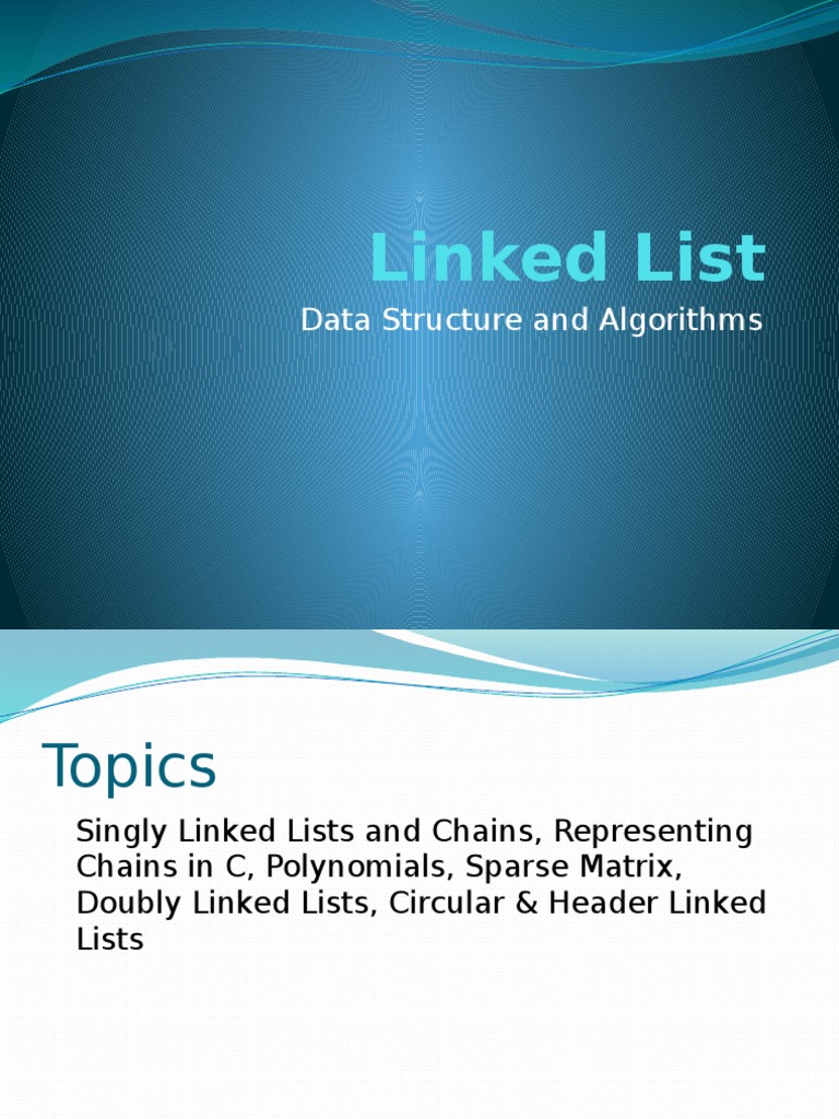 Linked List | PDF | Data Management | Mathematical Concepts