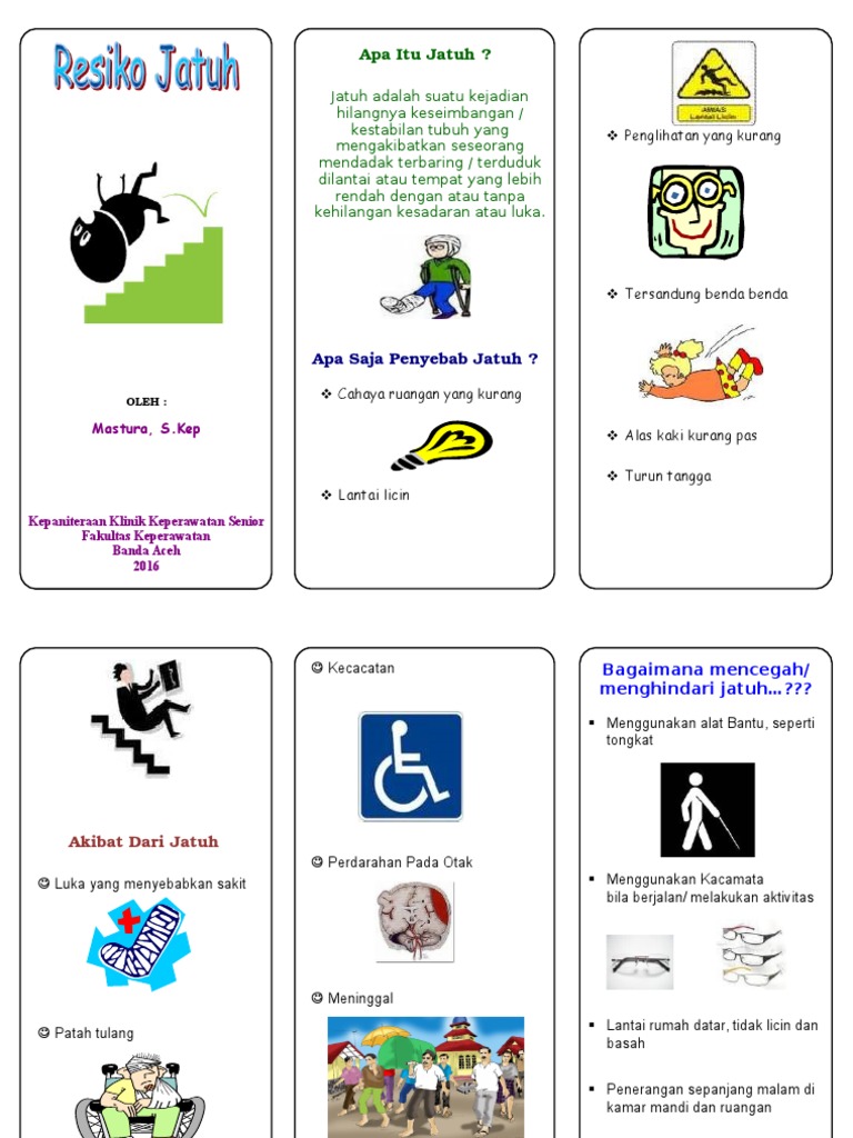Leaflet Resiko Jatuh | PDF