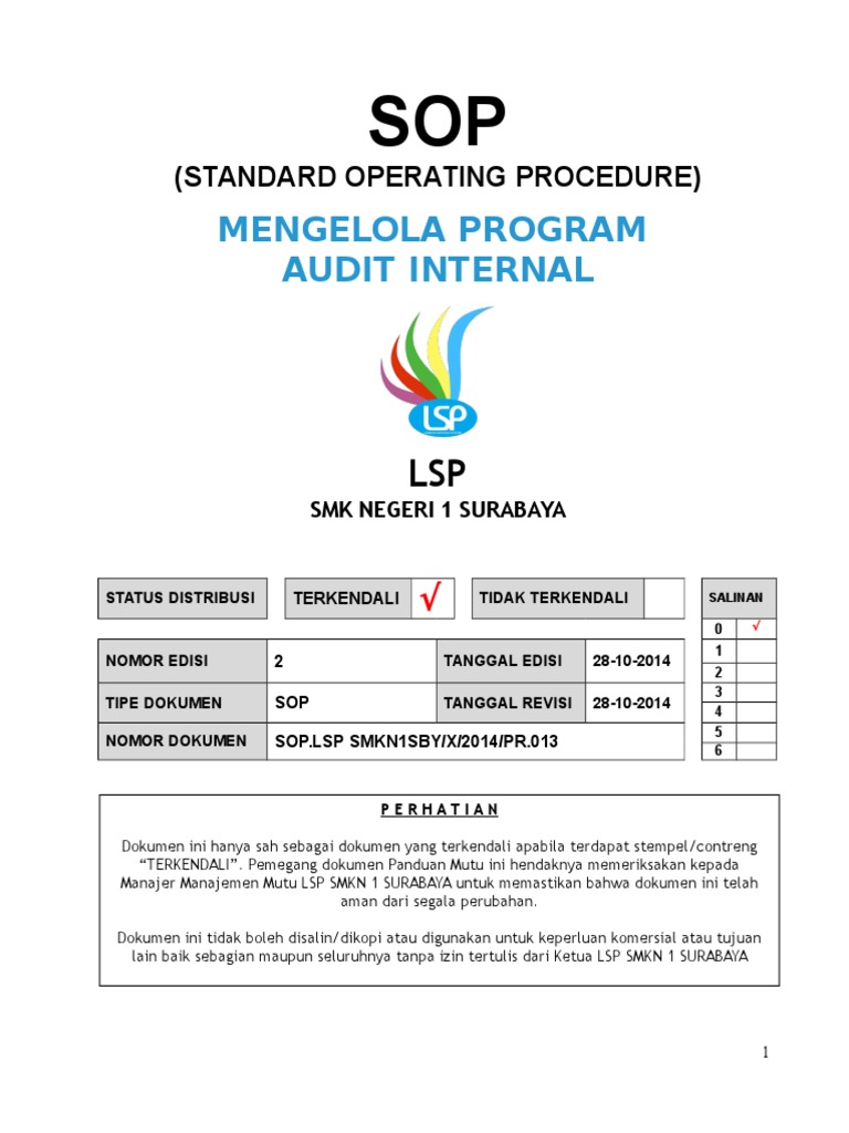 Mengelola Program Audit Internal | PDF | Teknologi & Rekayasa