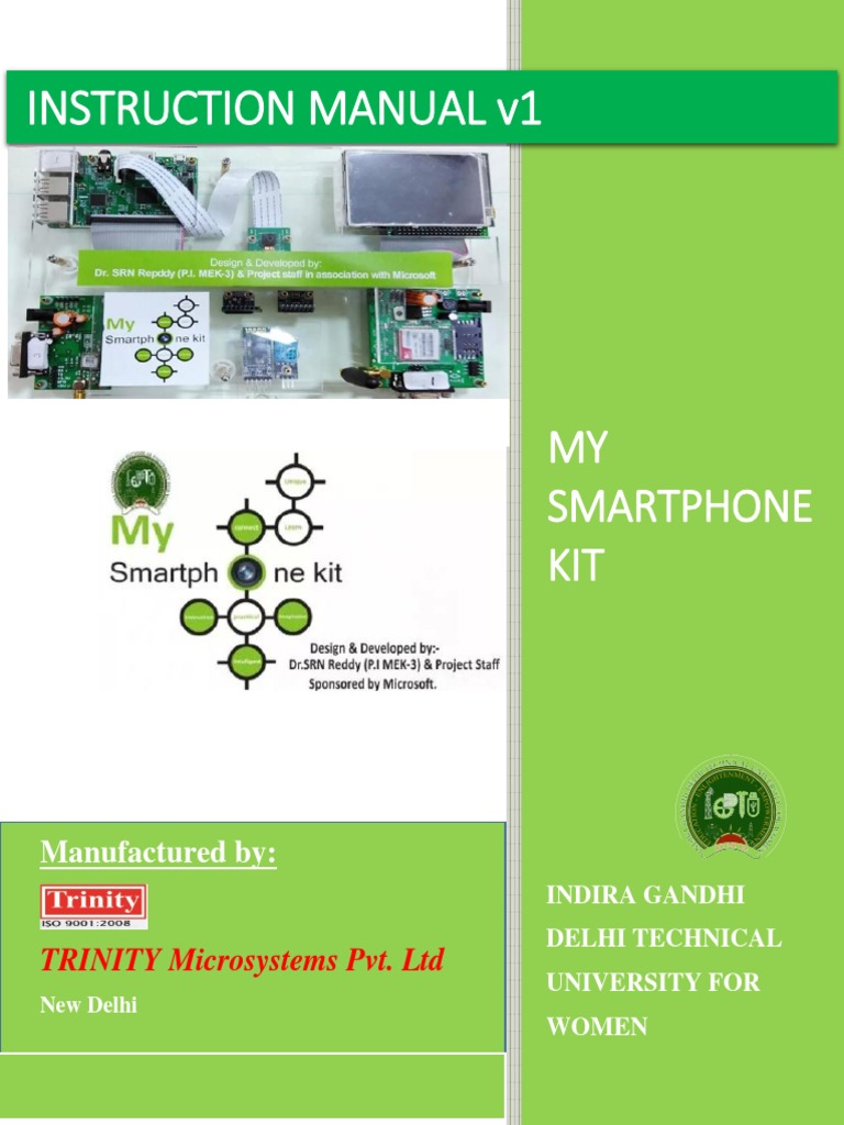 Instruction Manual V1: MY Smartphone KIT | PDF | Raspberry Pi | Smartphone