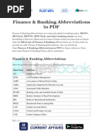 Banking Acronyms and Abbreviations Guide | PDF | Banks | International ...