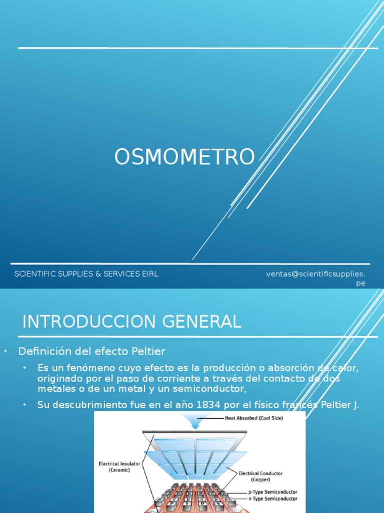 Osmometro Tipo 6 | PDF | Agua | Rieles