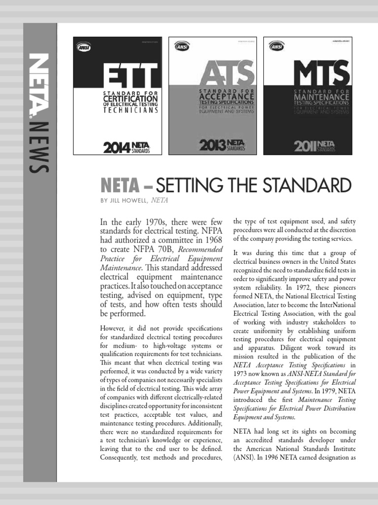 NETA Certification Essentials | PDF | Professional Certification | Test ...