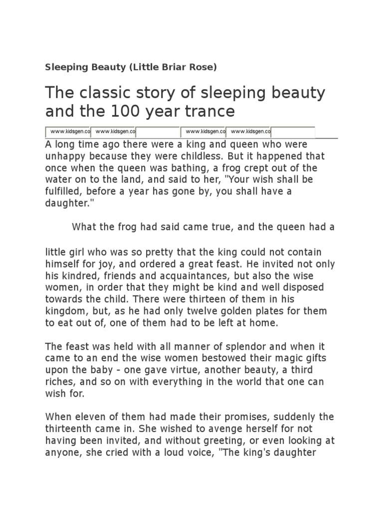 Sleeping Beauty | PDF | Sleeping Beauty