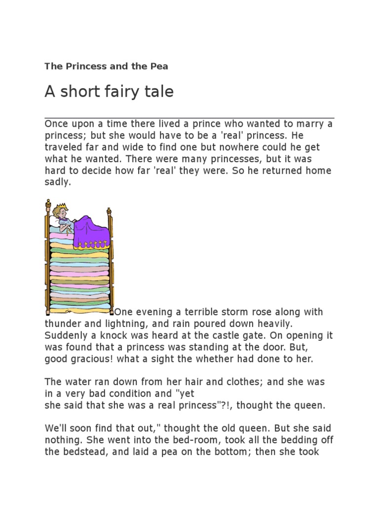 The Princess And The Pea Pdf