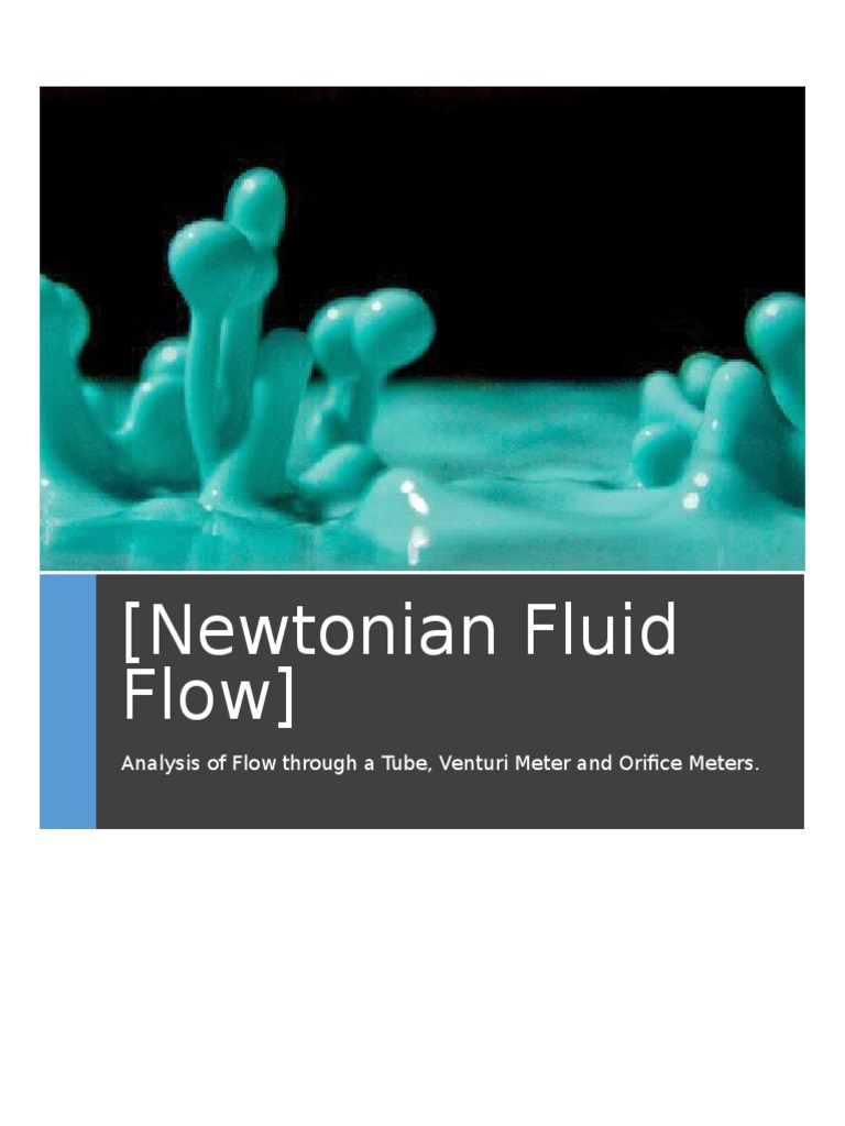 Fluids Lab Calculations | PDF | Fluid Dynamics | Reynolds Number
