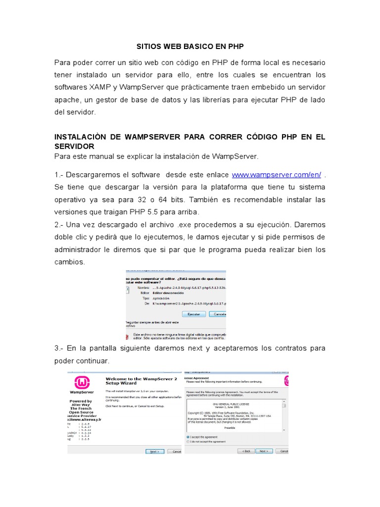 Montar Un Sitio Con PHP, ASP y JSP | PDF | Php | Java (lenguaje de ...