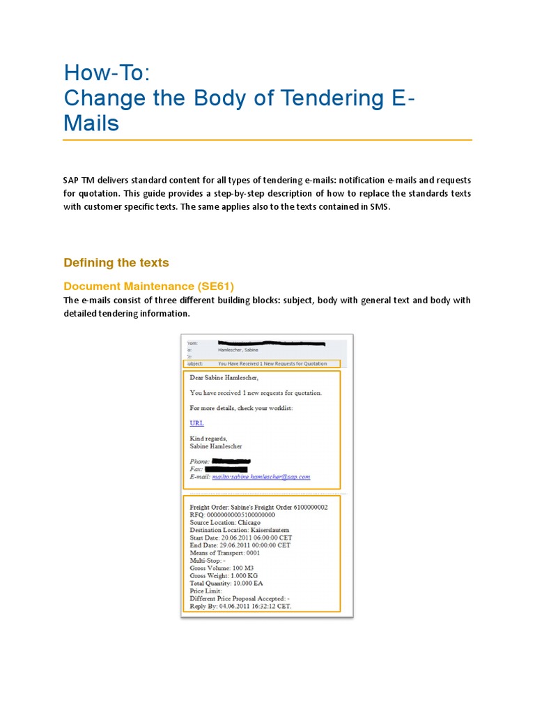 How to Change Email Body (4) | Email | Cyberspace