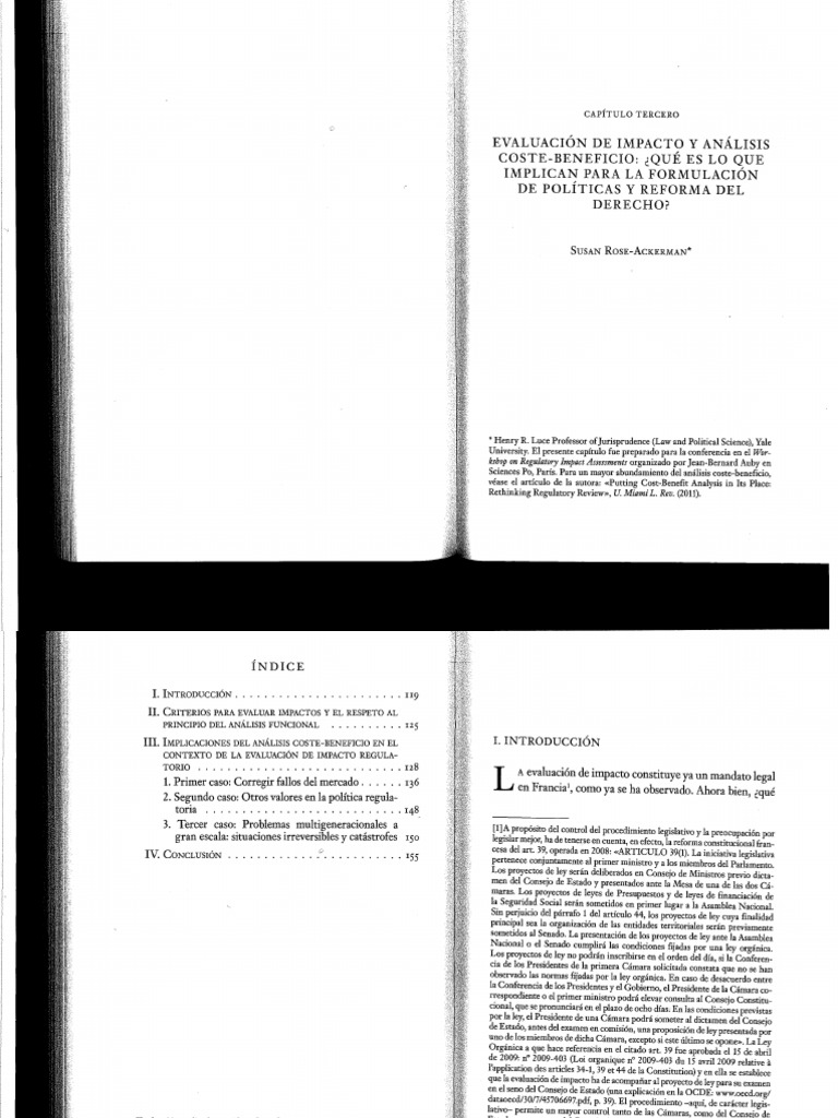 Rose Ackerman | PDF | Beneficio (economía) | Exterioridad