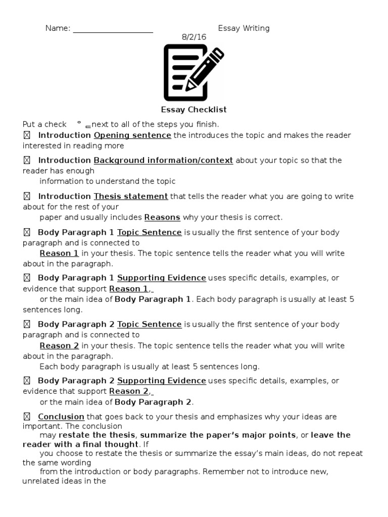 A Guide to Structuring an Effective Essay | PDF