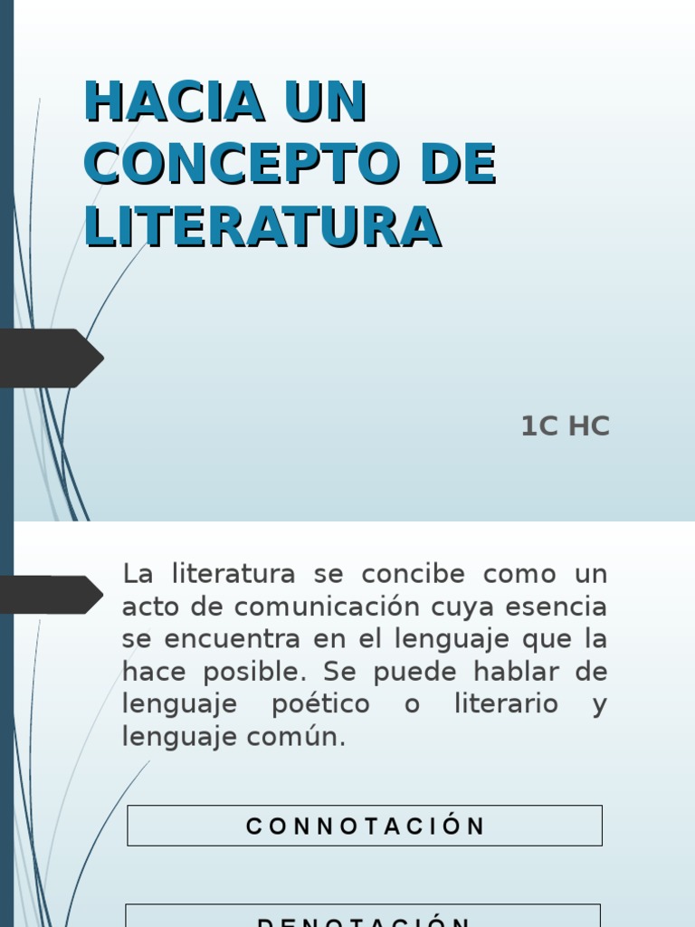 Hacia Un Concepto de Literatura | PDF | Lingüística | Comunicación