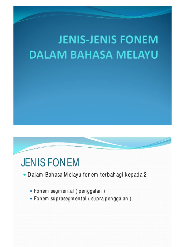 Fonem Segmental PDF | PDF