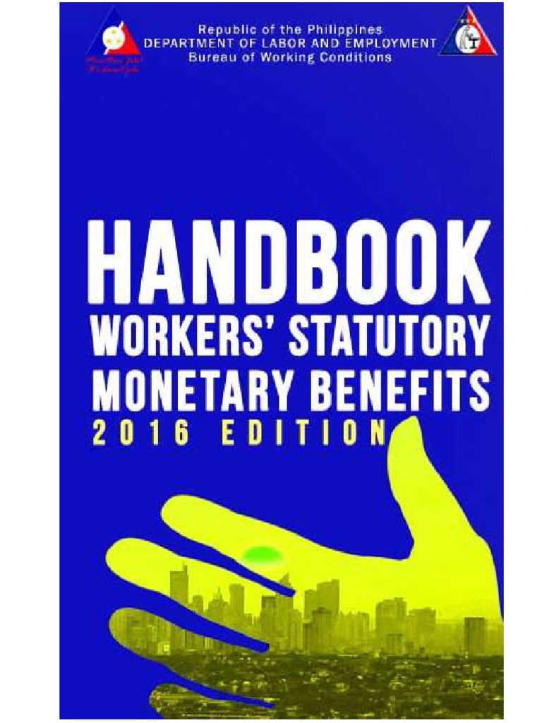 May 2016 Handbook of Statutory Monetary Benefits | PDF | Employee ...