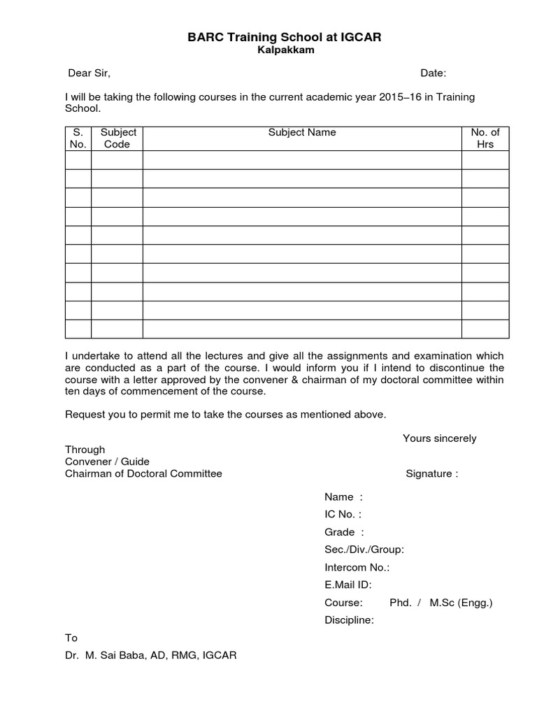 BARC Training School at IGCAR: Kalpakkam | PDF