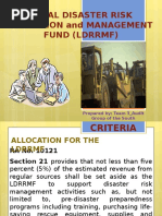 JMC No 2013-1 Re Allocation and Utilization of LDRRMF PDF | PDF